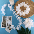 48 Pcs LED Hawaiian Lei Necklace Light Up Flower Lei for Beach Wedding ...