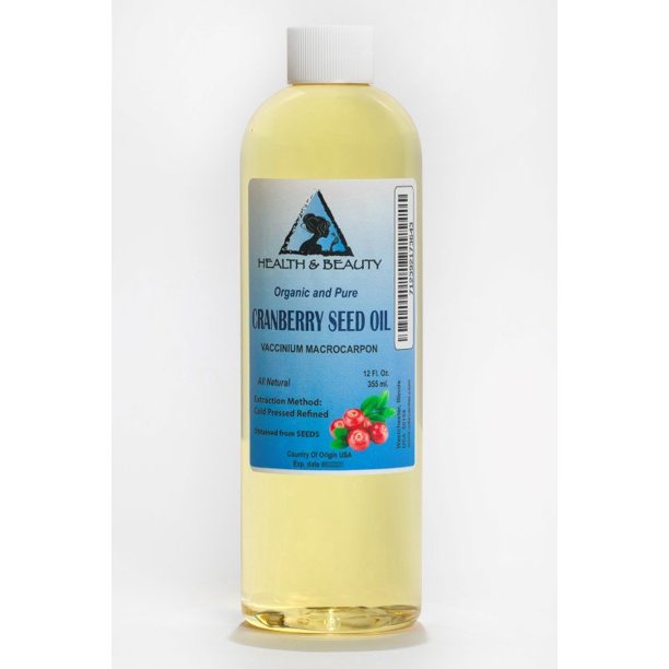CRANBERRY SEED OIL REFINED ORGANIC COLD PRESSED PREMIUM NATURAL 100% ...