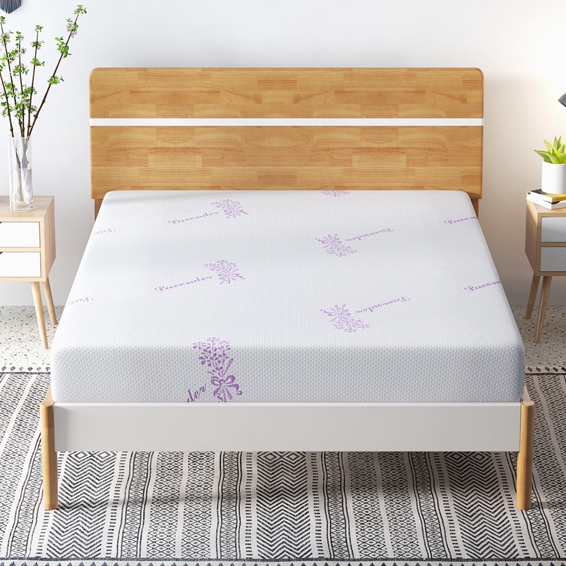 Twin Size Mattress in a Box, 6 inch Mattresses with Knit Cover Cooling ...