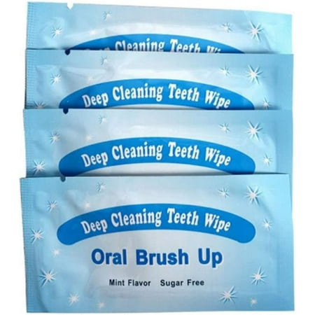 Finger Teeth Wipes, 50pcs Disposable Oral Cleansing Teeth Wipes Pads ...