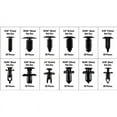 240-Piece Plastic Automotive Fastener Kit for Door Trim, Radiator ...