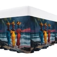 African American Woman Bed Skirt Bed Skirts Queen Size 16 Inch Drop ...