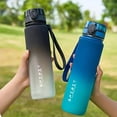 33.81oz Gradient Sports Water Bottle - Stylish Outdoor Space Cup with ...