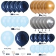Specool 116Pcs Macaron Blue Balloon Arch Kit, Navy Blue Latex Party ...
