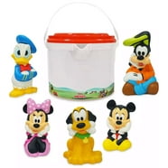 Disney Baby Mickey Mouse Bath Toys - Mickey, Pluto, and Beach Ball Bath ...