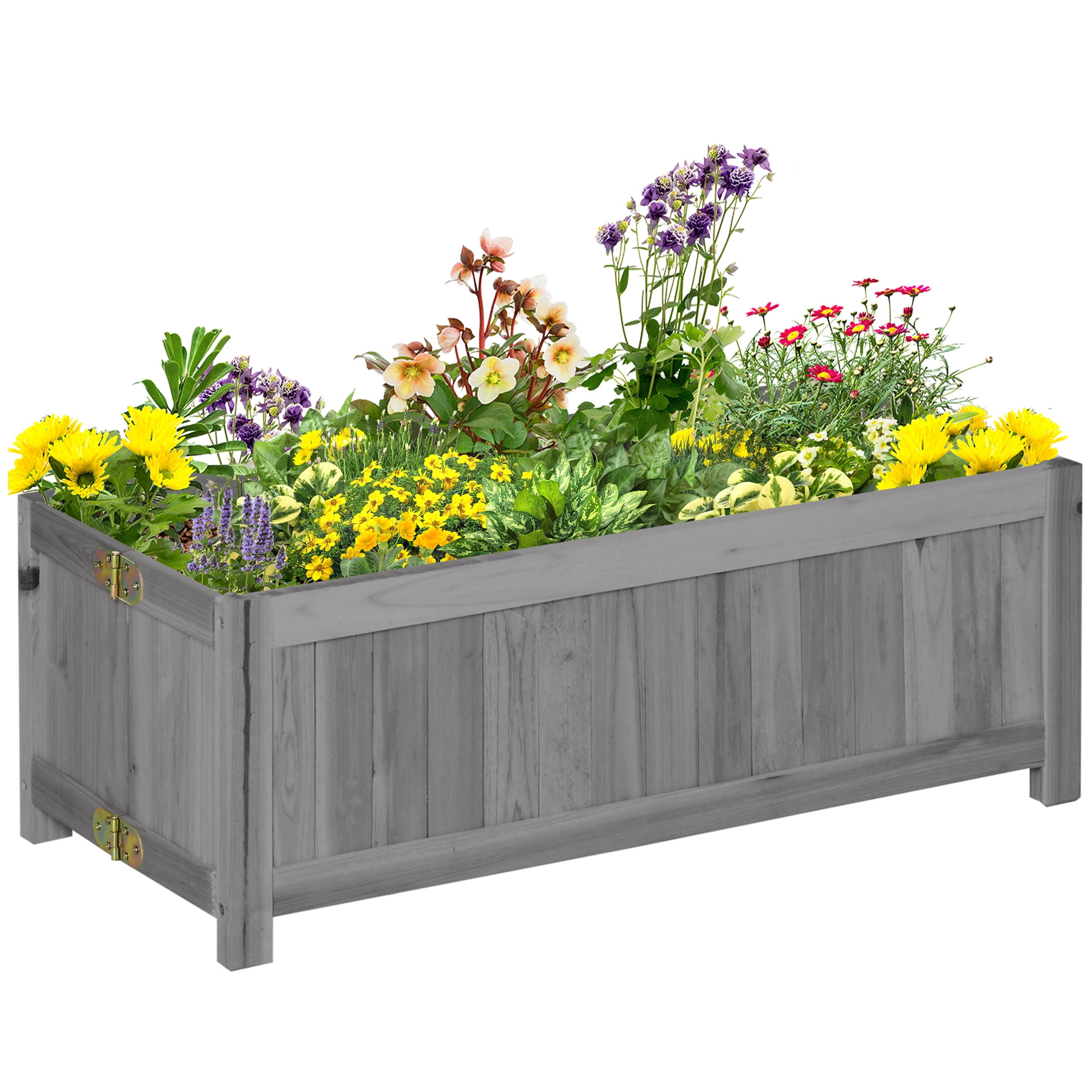 Click here for Outsunny Foldable Raised Garden Bed Elevated Plant... prices