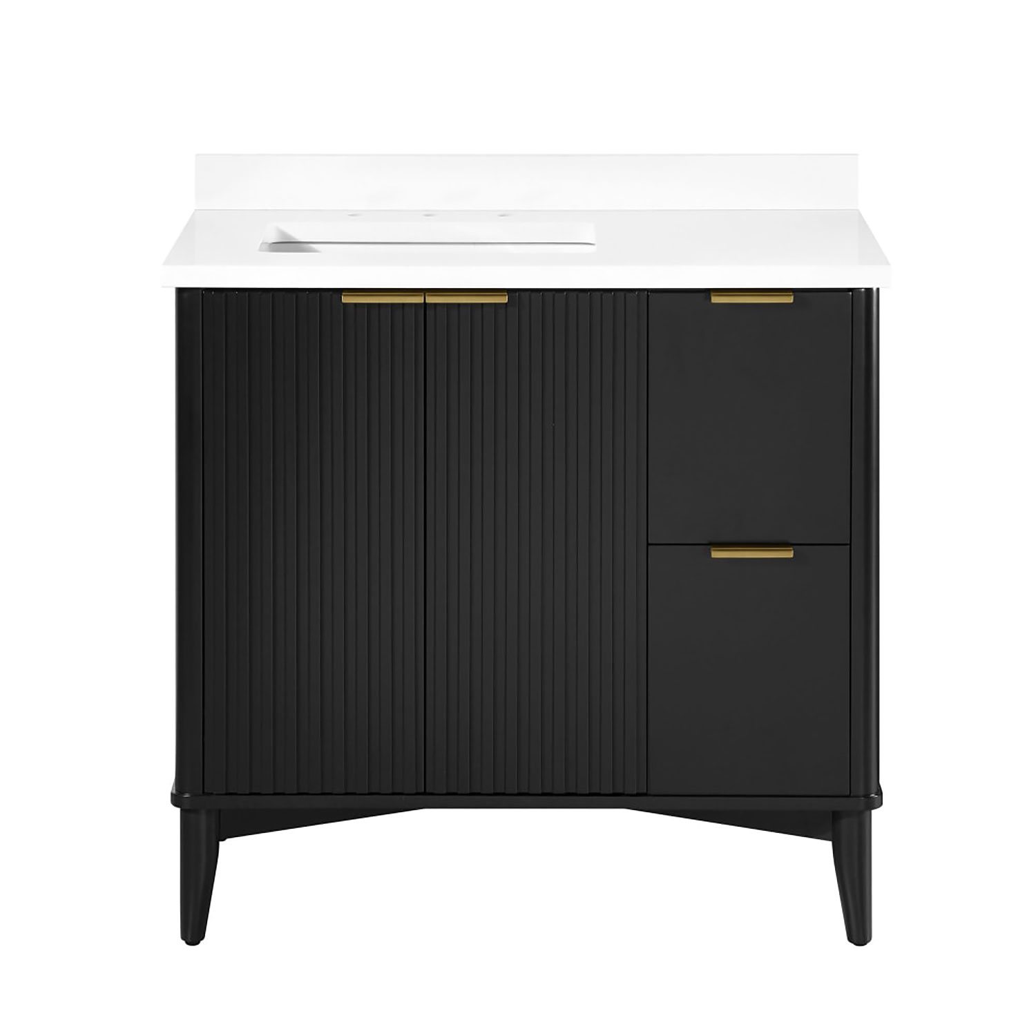 OVE Decors Gabi 36" W x 22" D Freestanding Bathroom Vanity with Sink ...