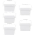 5pcs Painting Bucket Paint Container Hand-held Bucket Empty Paint Can ...