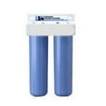 WHOLE HOUSE DUAL BIG BLUE WATER FILTER SYSTEM - FLUORIDE REMOVAL 1 ...