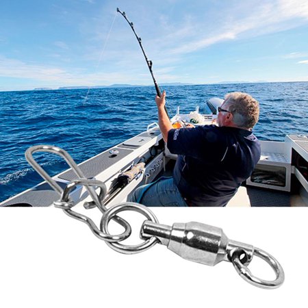 30 Pieces Ball Bearing Swivel Snap Swivels Ball High-strength Stainless ...