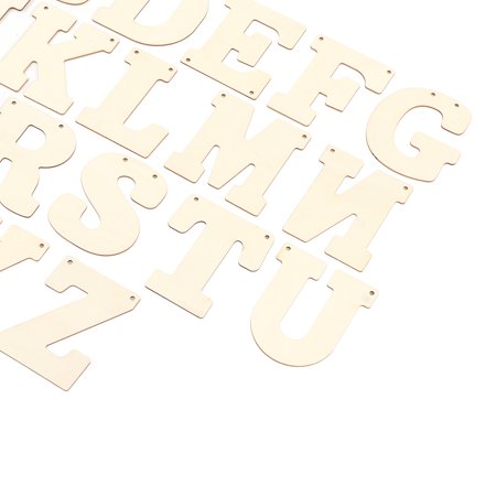Wood Letter Set, 2 Hole 5 Inch Wooden Letters For Decoration - Walmart.ca