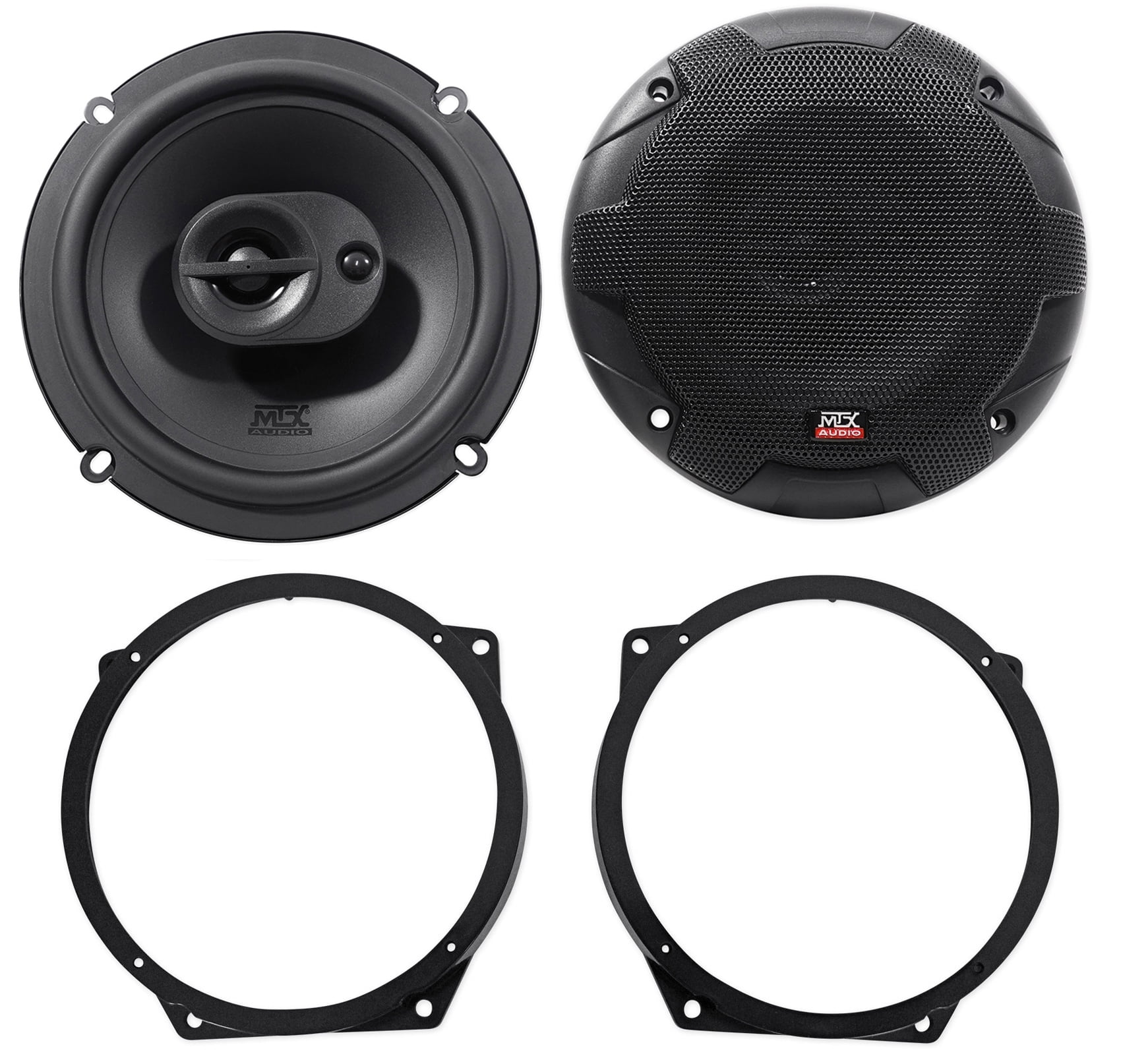 MTX 6.5" Front Factory Speaker Replacement w/ Adapters For 2002-2008 ...