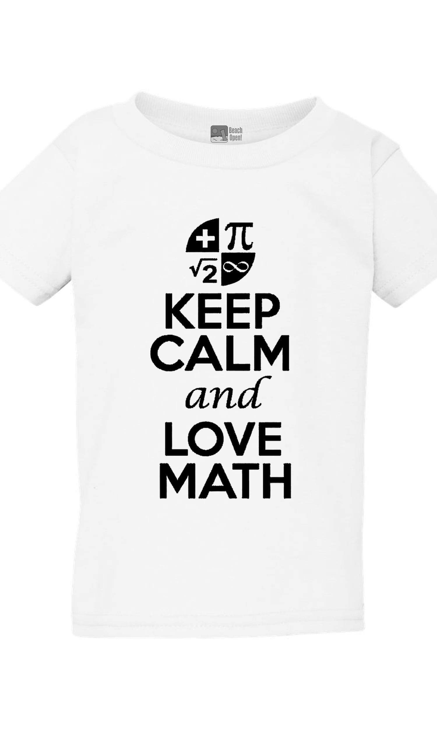 New Keep Calm and Love Math Mathematics Lover Funny Toddler Kids T ...