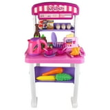 Happy Chef's Gourmet Kitchen Cooking Pretend Play Set for Kid's ...