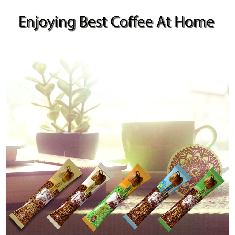 White Asian Coffee Packaging