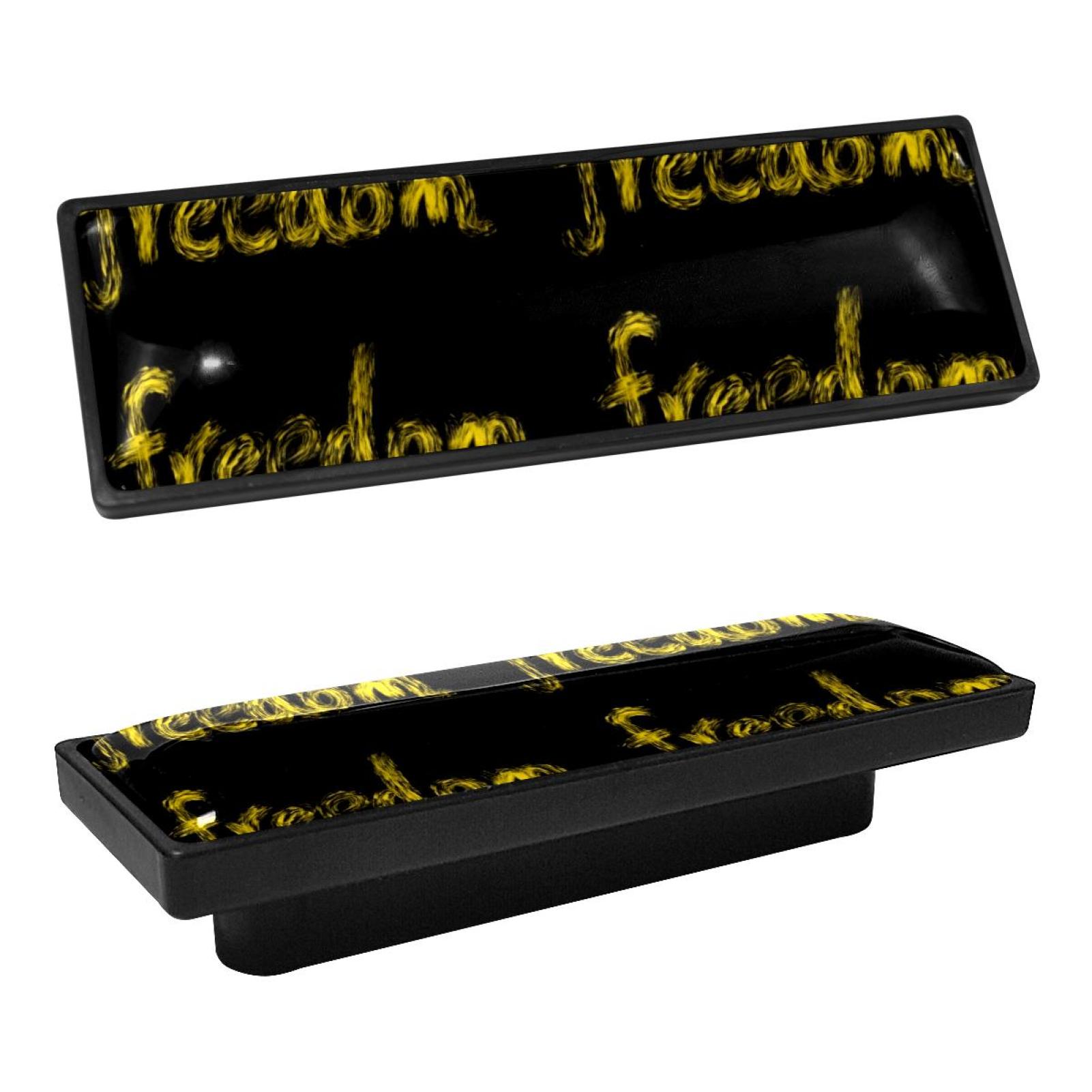 4 Pcs Rectangle Cabinet Handle Cupboard Knob Drawer Pulls Handle Letter ...