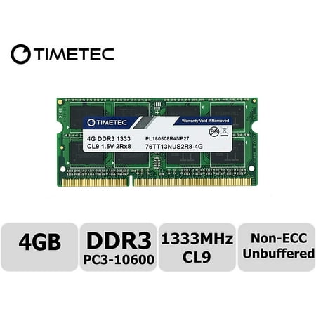 Timetec Hynix IC 4 GB Laptop Memory DDR3 1333 MHz PC3 10600 1.5 v 204 ...