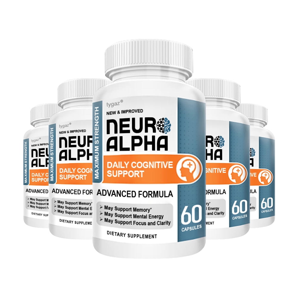 Neuro Alpha - Neuro Alpha Cognitive Support 5 Pack - Walmart.com