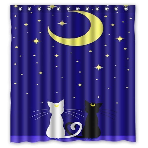 Click here for Touxihaa Sailor Moon Shower Curtain Bathroom Curta... prices