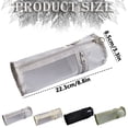 2 In 1 Mesh Pencil Case,Reusable Transparent Pen Holder Foldable ...