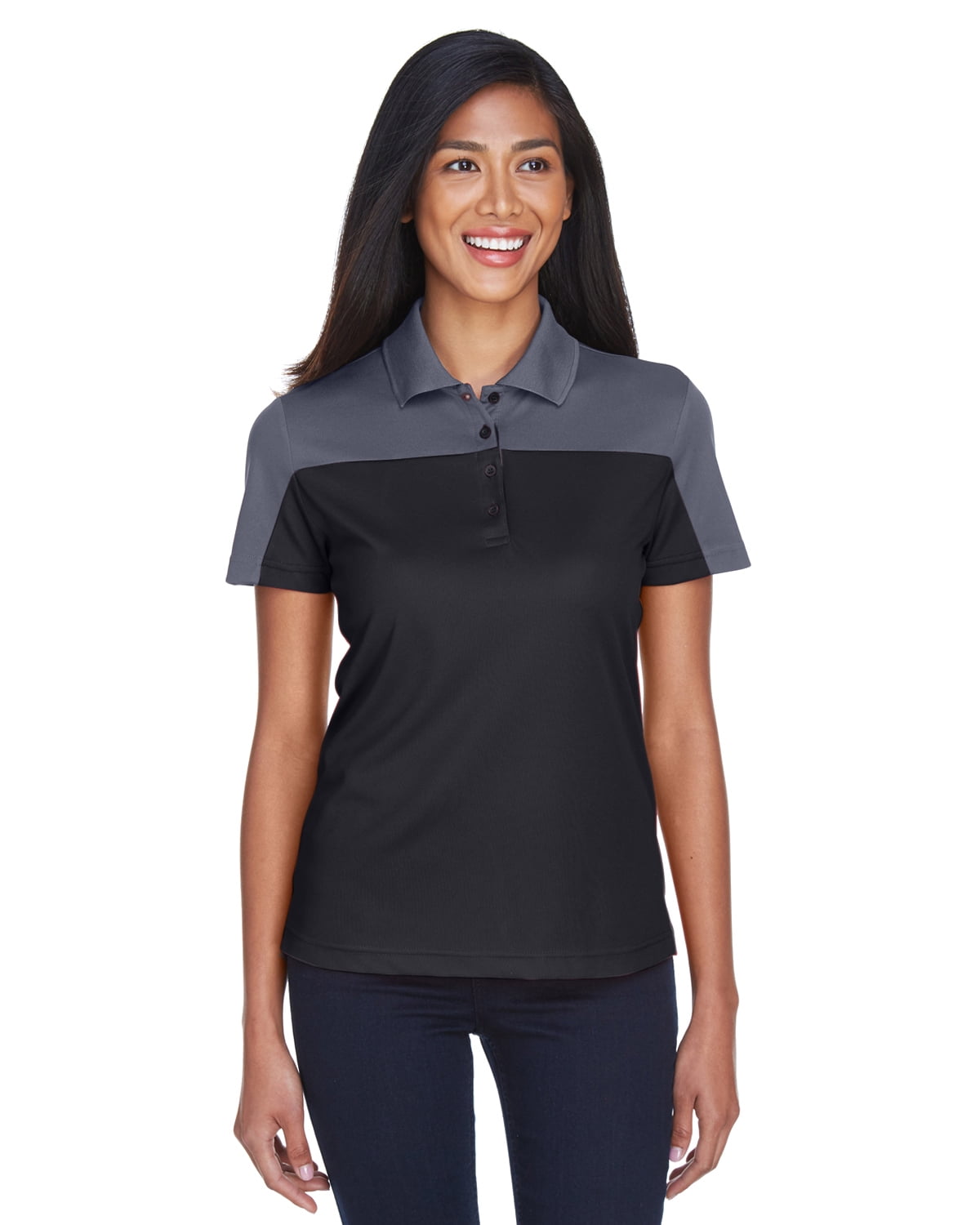 The Ash City - Core 365 Ladies' Balance Colorblock Performance PiquÃ ...