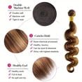 16-30 Inch Body Wave Bundles P4/27 Highlight Human Hair Bundles Double ...