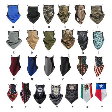 Cycling Head Wrap Mesh Fabric Ice Silk Bright Color Fashion Ear Loops ...