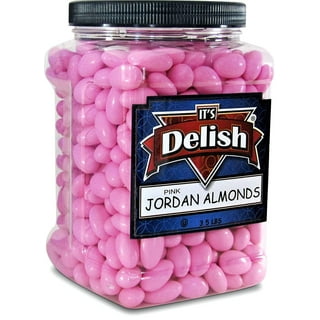 Dark Blue Jordan Almonds by Its Delish, 3.5 lbs Jumbo Container Candied ...