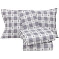 "Ruvanti Queen Size Flannel Sheet Set - 100% Cotton, Deep Pockets 16 ...