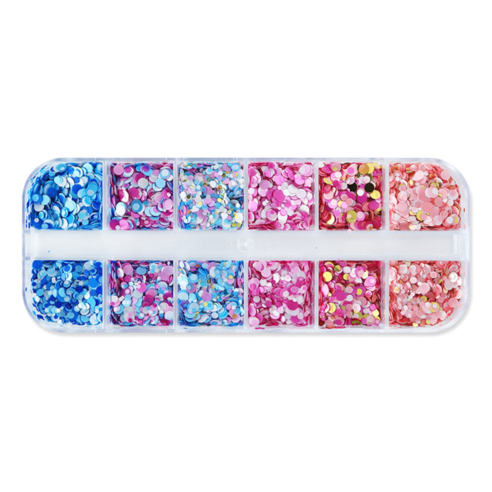 Hesroicy 1 Box Nail Art Sequin Shining Sparkling Dazzling DIY ...