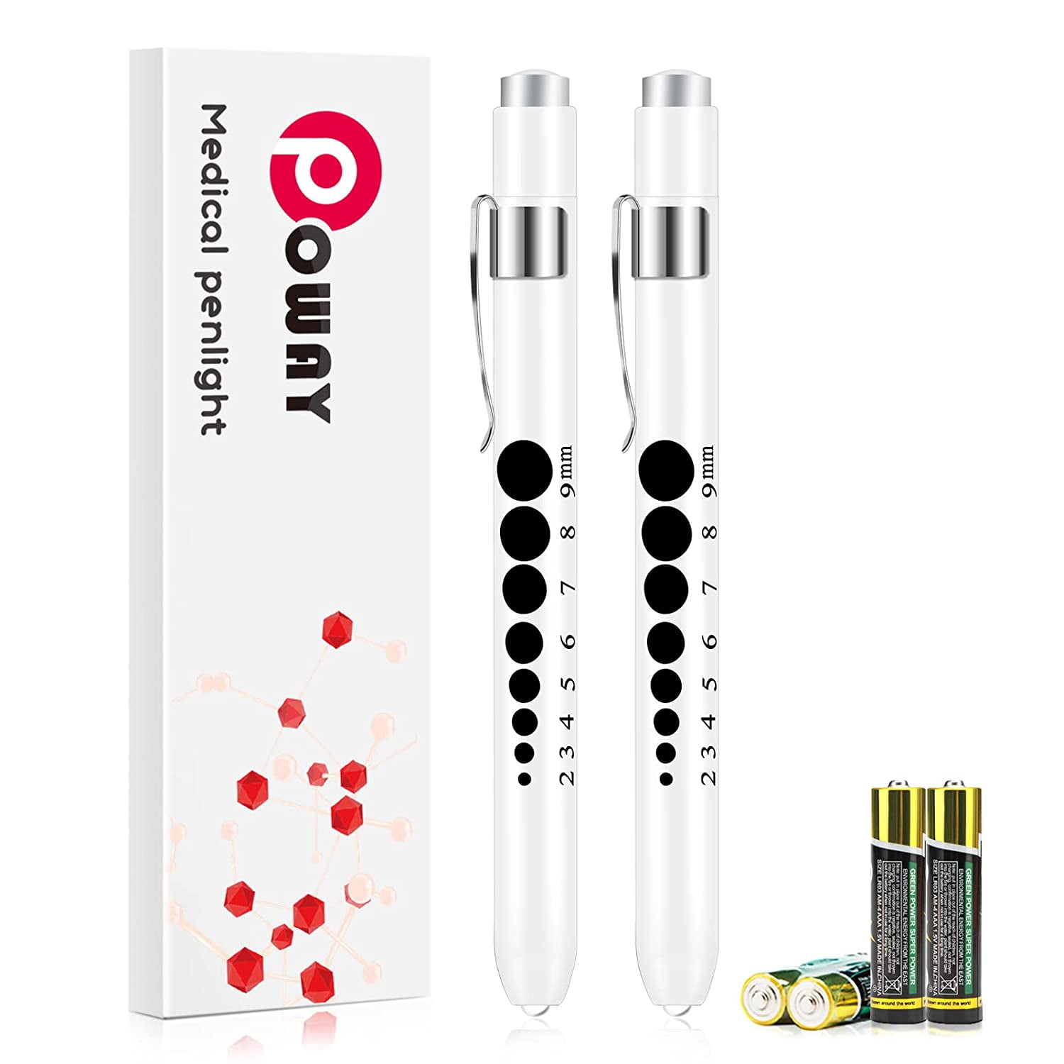 【DEAL】Opoway Pen Lights For Nurses, Medical Pen With Pupila Indicator ...
