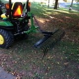 "HECASA 3 Point 5 FT Pine Straw Needle Rake, Compact Tractors/ATV/UTV ...