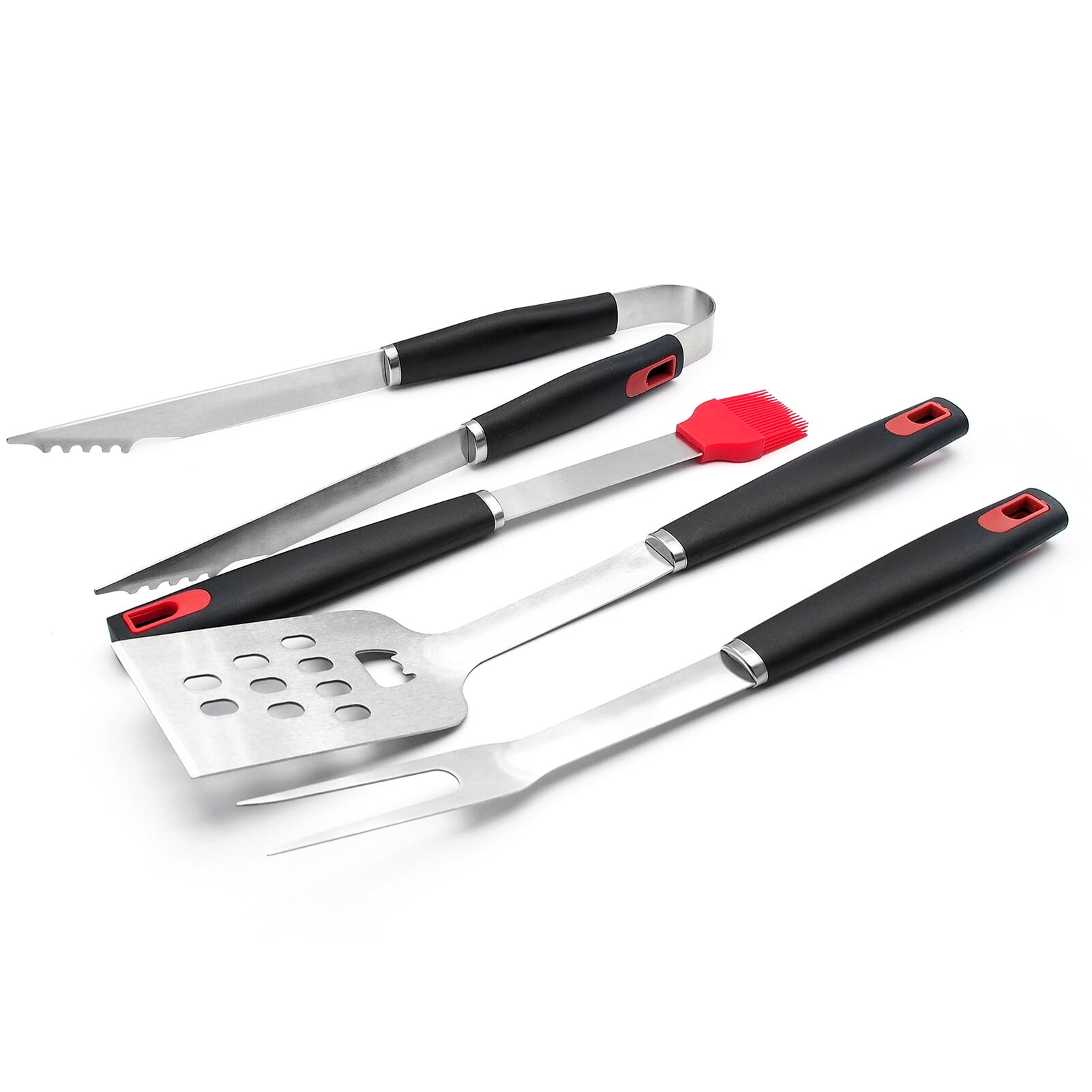 BBQ Grill Tools Set 4 Pcs Grilling Utensils Spatula Tongs - Walmart.ca