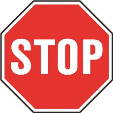 Stop Sign , 24 In. - Walmart.com