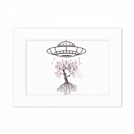 UFO Rain Irrigates Peach Trees Photo Mount Frame Picture Art Painting ...