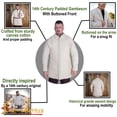 Medieval 14th Century Padded Gambeson (Type 6) with Buttoned Front ...