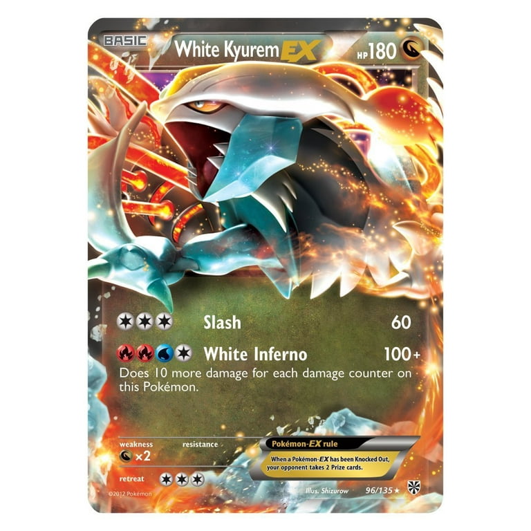 White Kyurem Pokemon Card