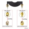 2-6 feet extension cable male to female coaxial cable 50 ohms low loss ...