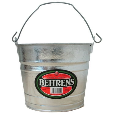 Behrens 10-Gallon Galvanized Steel Locking Lid Storage Can - Walmart.com