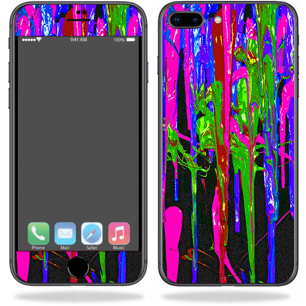 Skin Decal Wrap Compatible With Apple iPhone 8 Plus Drips - Walmart.com