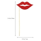 20pcs Party Photo Booth Props Funny Lips Photo Booth Prop with Sticks ...