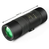 10-300x40 Zoom Monocular, High Power Monocular Telescope for Adults ...