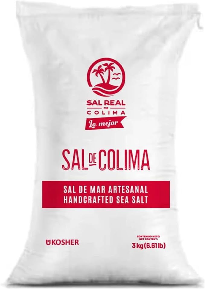 Sal Real de Colima. 3 kg. Sal de Mar 100% natural. Orgánica y Kosher ...