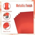 YUYAN-Metallic Red Cardstock Paper, 60pcs of 8.5”x11” (250 GSM) - Red ...