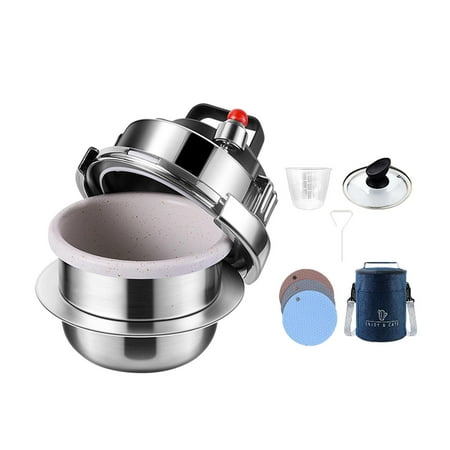 GROWTH TANK Pressure Cooker Instant Cooking Pot for Camping Gas or ...