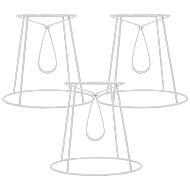 3pcs Simple Table Light Shade Frames Creative Desk Lampshade Frames DIY ...