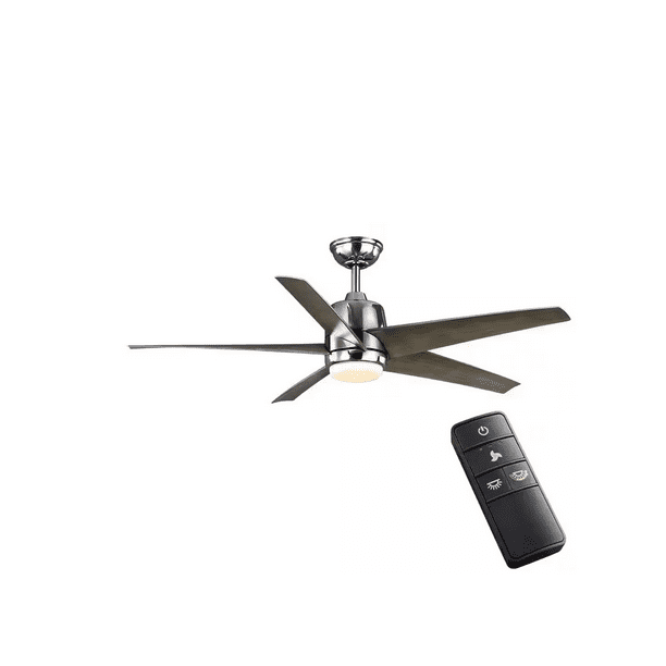 Mena 54 in. Color Changing Integrated LED Indoor/Outdoor Polished ...