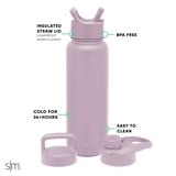 Simple Modern Summit Water Bottle Straw, Chug and Handle Lid Vacuum ...