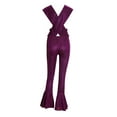 Selena Inspired Costume Purple Glitter Sparkle Catsuit Jumpsuit Bell ...