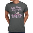 Betty Boop Purple Vintage Motorcycle Betty Men's T Shirt (Charcoal, S ...